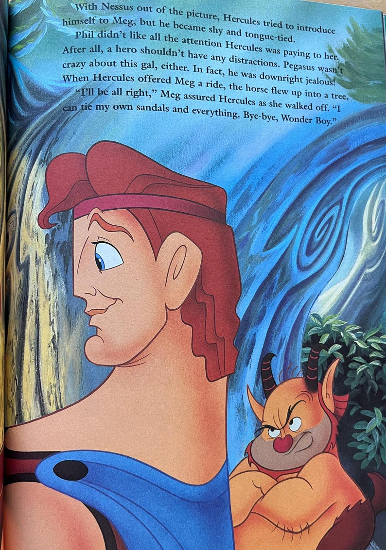 Disney's Hercules Classic Storybook From Mouse Works (hardcover) - Etsy