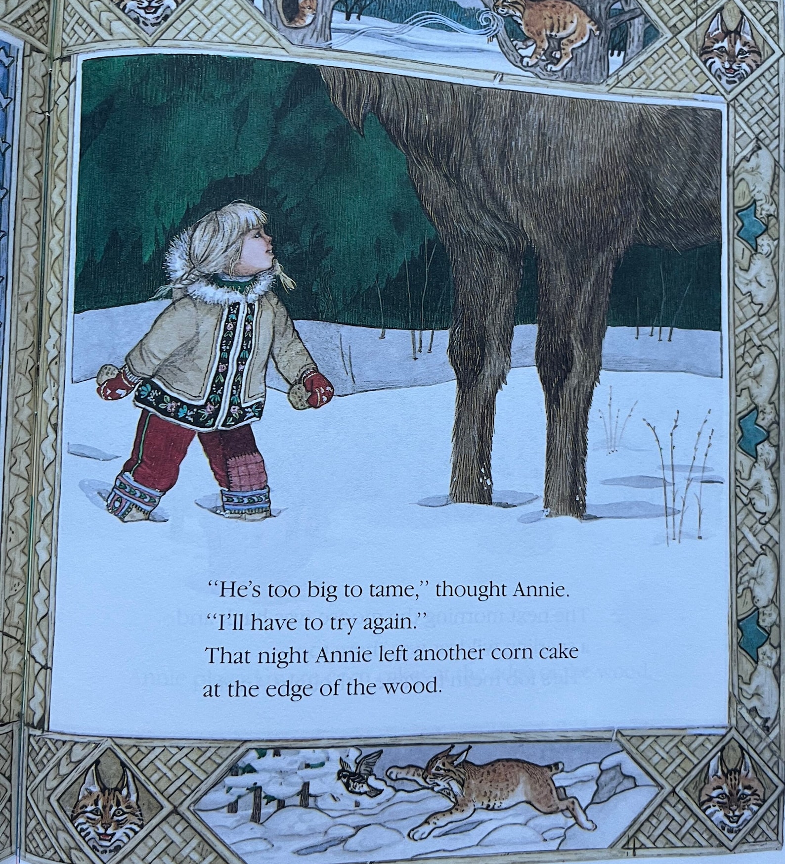 Annie and the Wild Animals by Jan Brett - Etsy