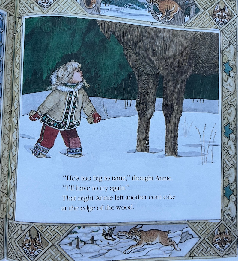 Annie and the Wild Animals by Jan Brett - Etsy