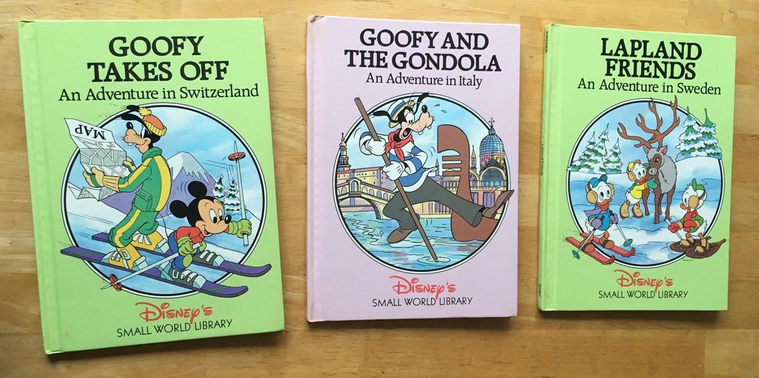 Set of 3 Disney's Small World Library Books (hardcover) - Etsy