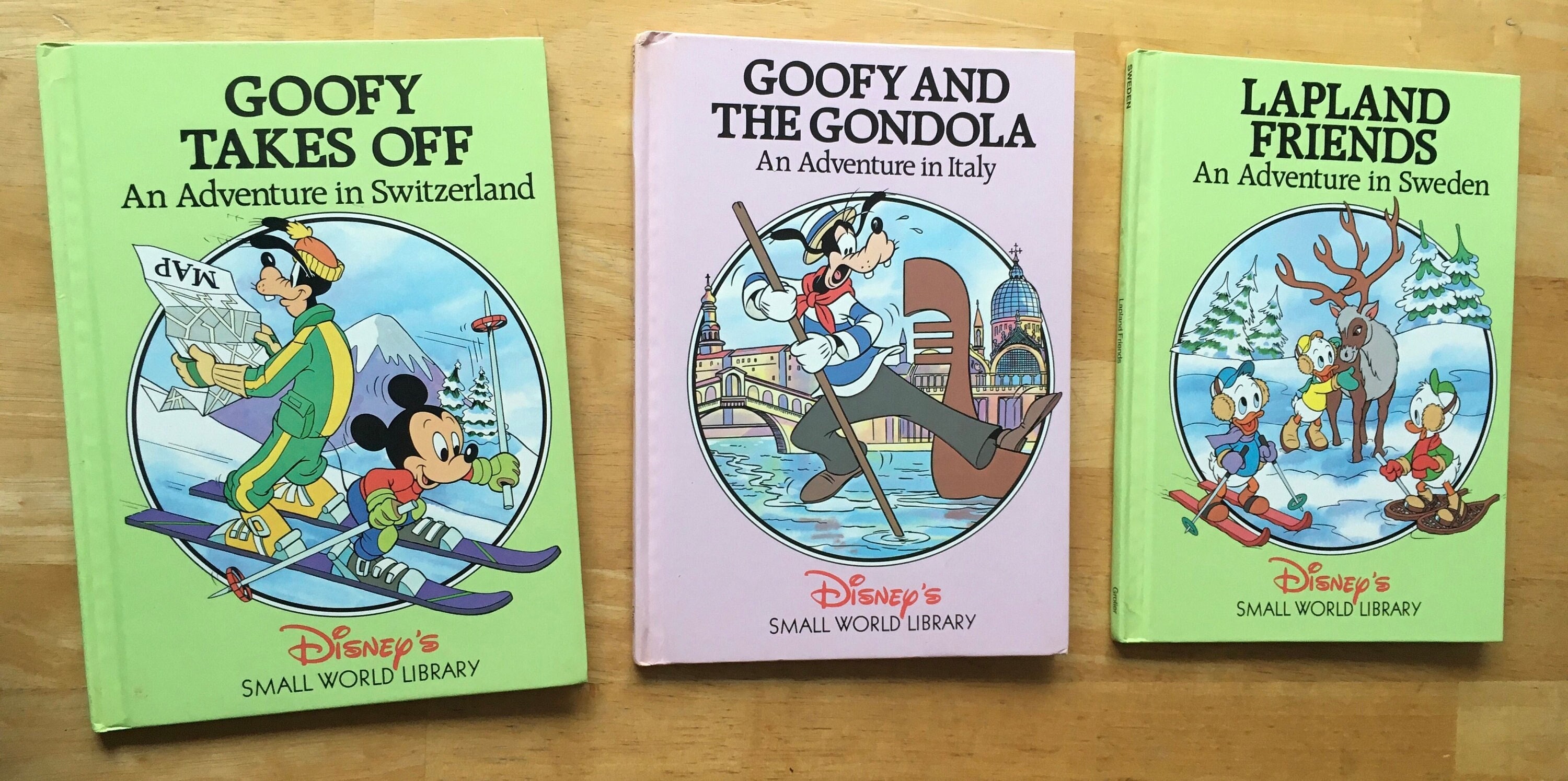 Set of 3 Disney's Small World Library Books (hardcover) - Etsy
