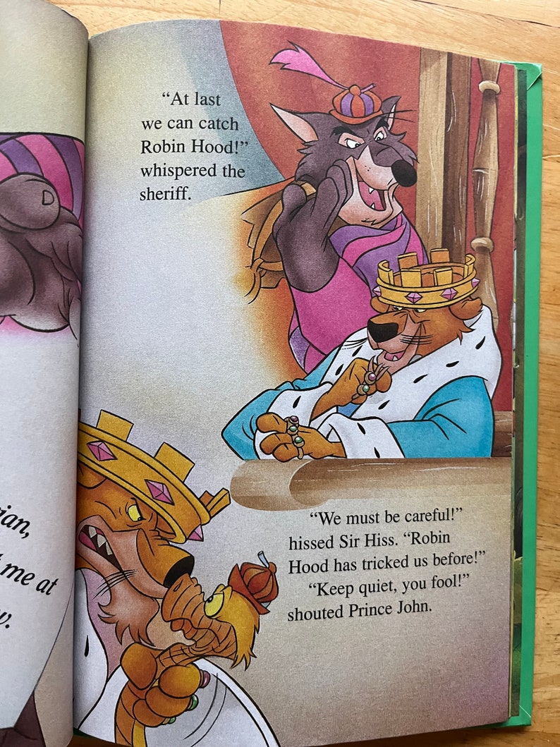 Disney's Robin Hood Sends a Message (first American Edition, 1997) - Etsy