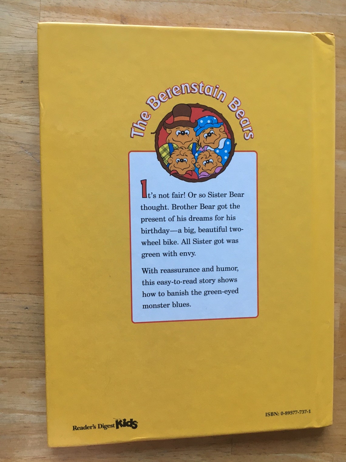 The Berenstain Bears Get Jealous (hardcover) - Etsy