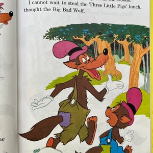 Walt Disney's the Big Bad Wolf and Li'l Wolf (hardcover, 1980 First ...