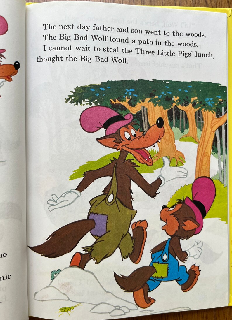 Walt Disney's the Big Bad Wolf and Li'l Wolf (hardcover, 1980 First ...