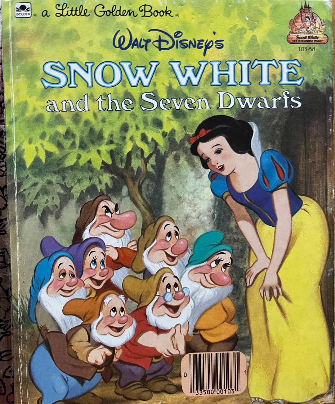 Walt Disney's Snow White and the Seven Dwarfs (a Little Golden Book) - Etsy