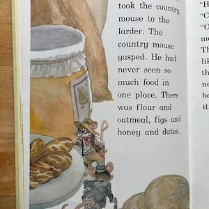 Town Mouse and Country Mouse (large Type for First Readers, Hardcover ...