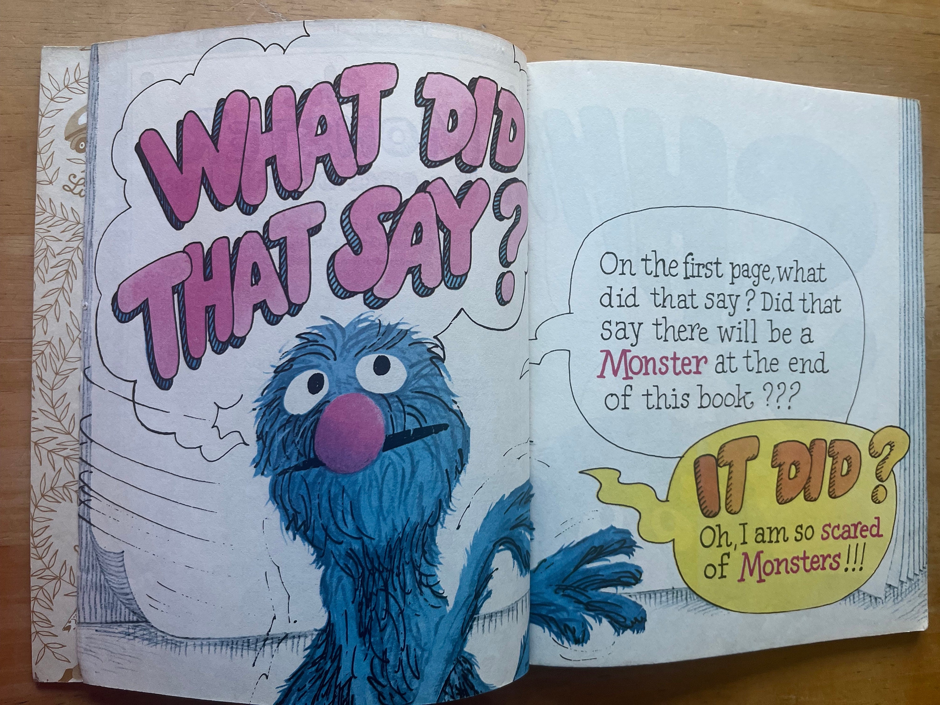 The Monster at the End of This Book sesame Street, a Little Golden Book ...