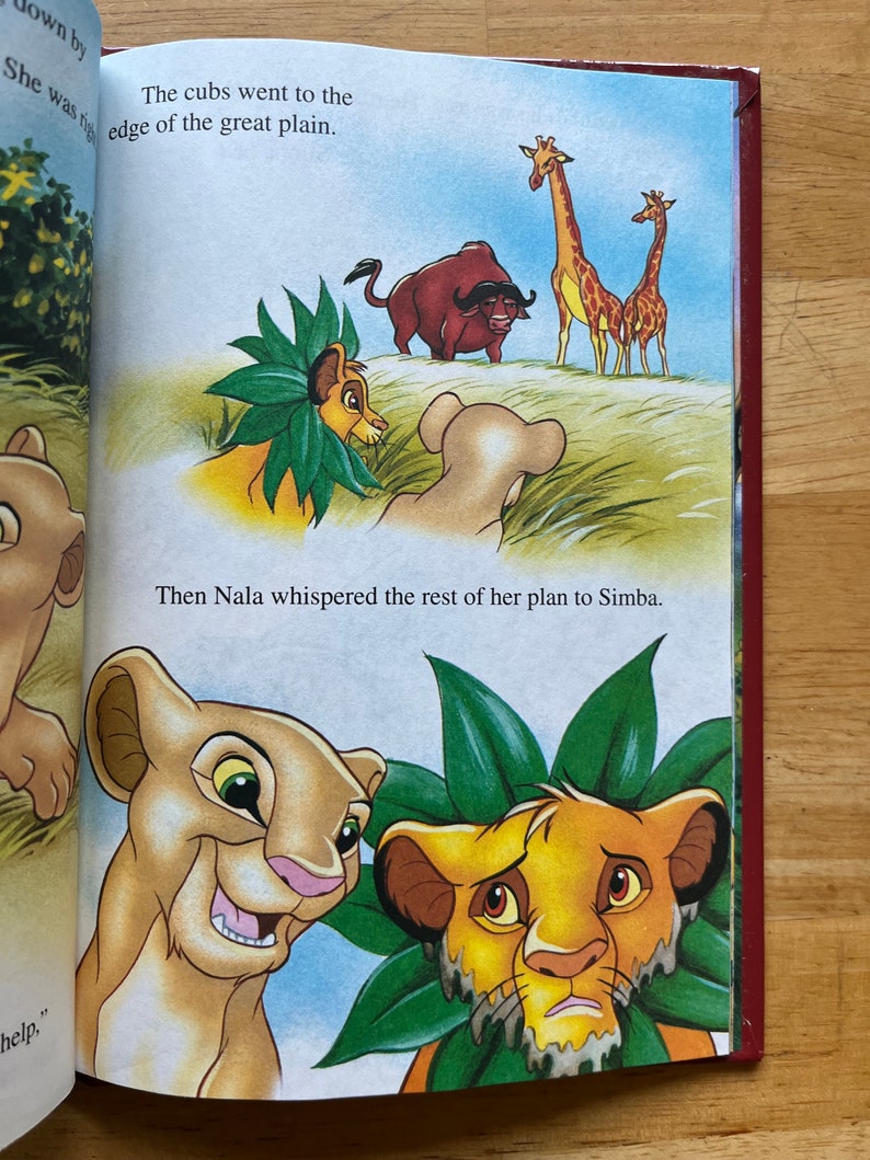 Disney's Simba and Nala Help Bomo (hardcover) - Etsy