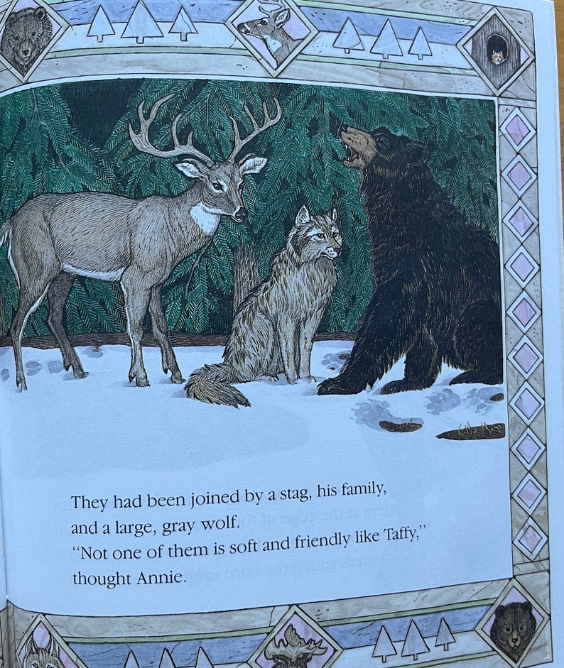 Annie and the Wild Animals by Jan Brett - Etsy