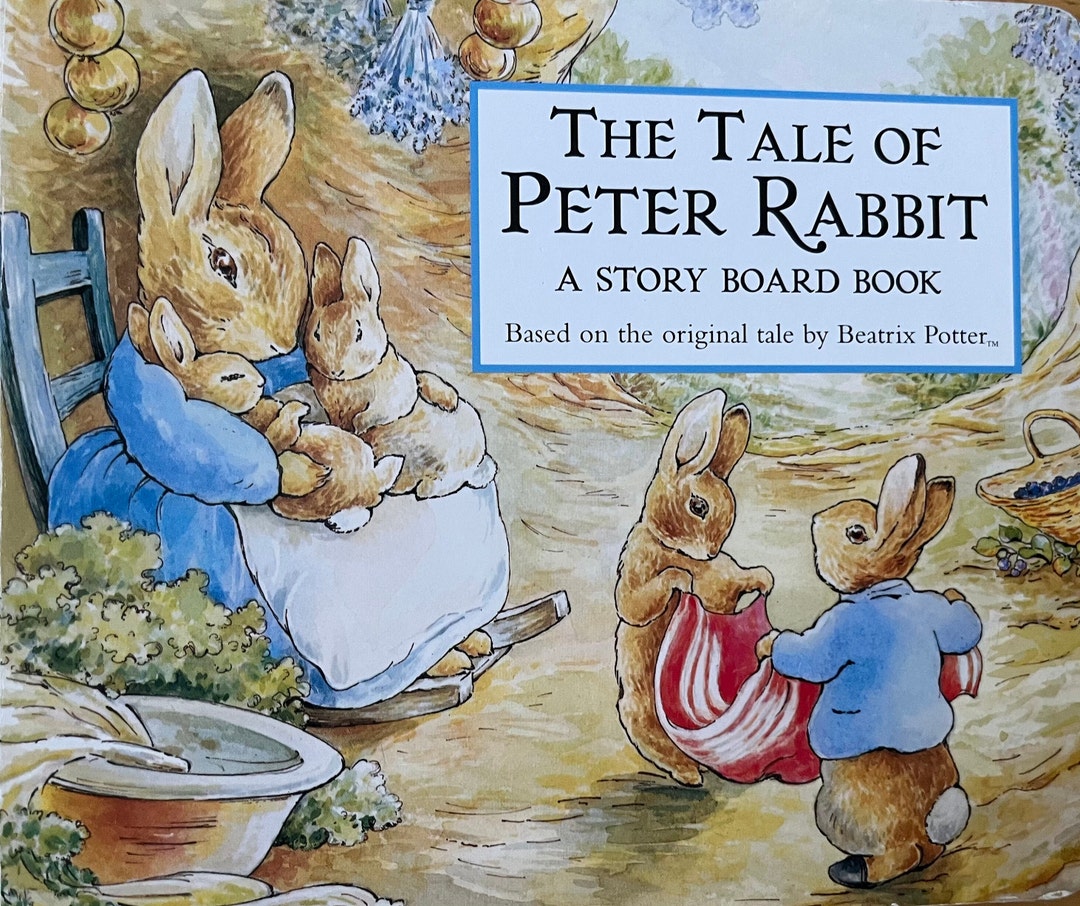The Tale of Peter Rabbit A Story Board Book - Etsy