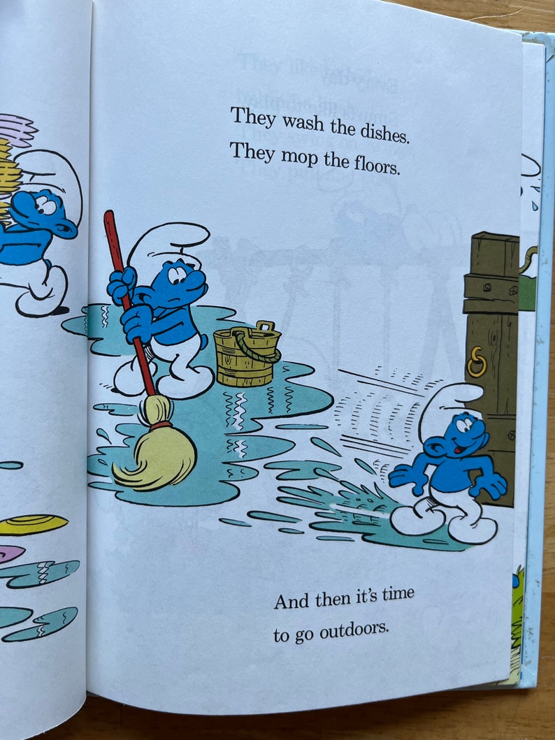 What Do Smurfs Do All Day? (hardcover) - Etsy