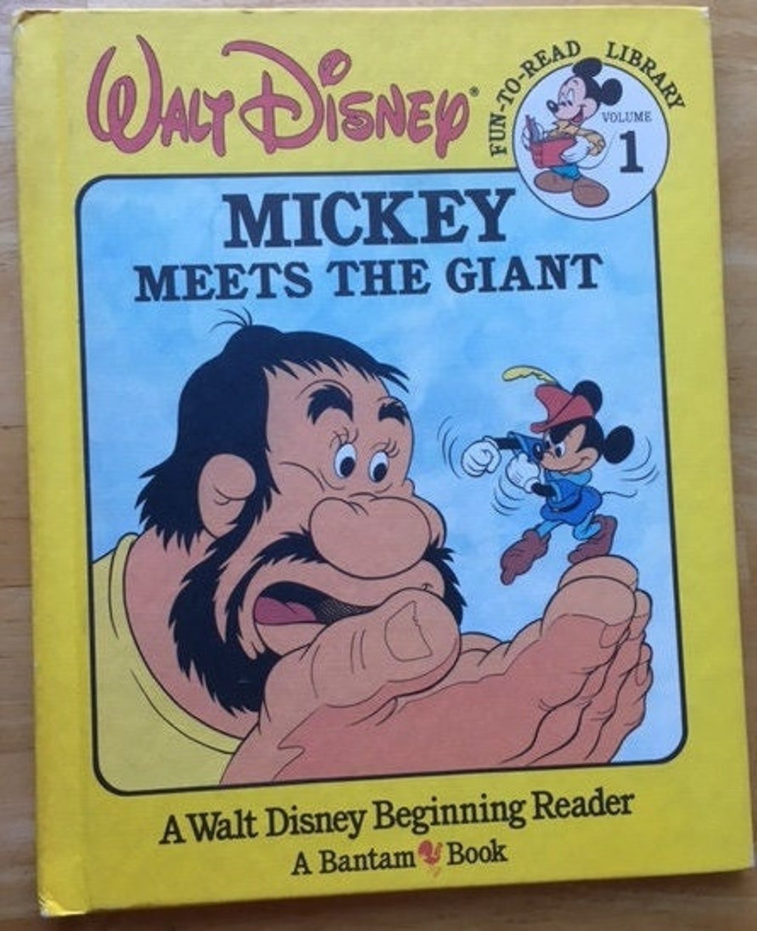 Walt Disney Mickey Meets the Giant hardcover, 1986 - Etsy