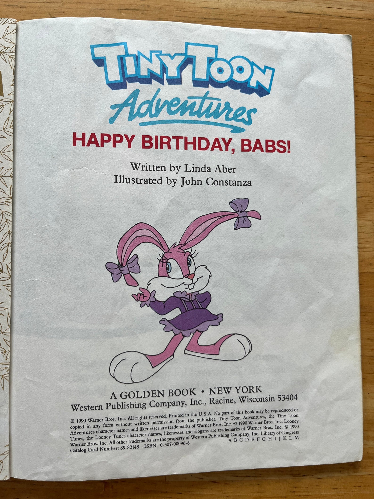 Tiny Toon Adventures Happy Birthday, Babs! (a Little Golden Book) - Etsy