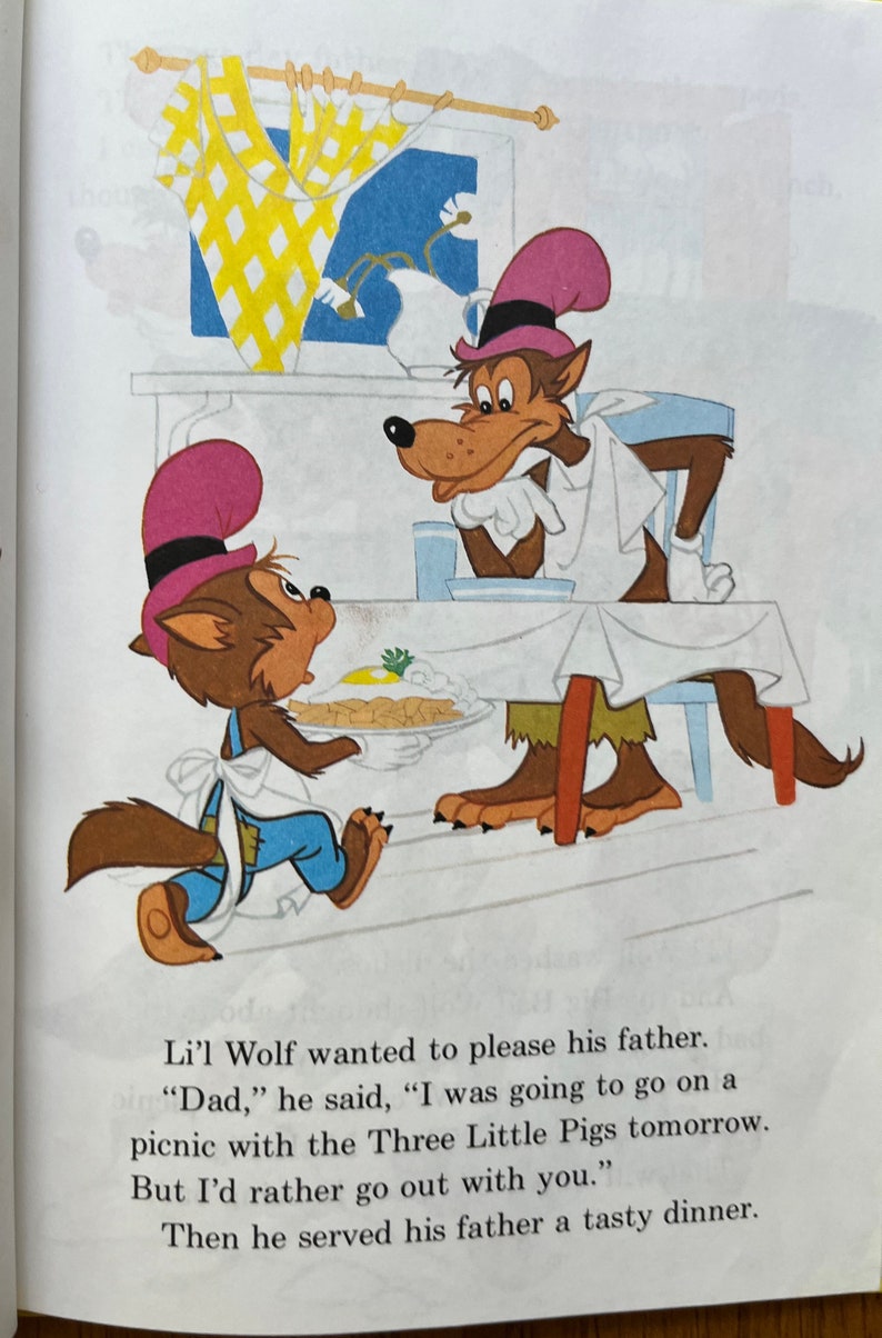 Walt Disney's the Big Bad Wolf and Li'l Wolf (hardcover, 1980 First ...