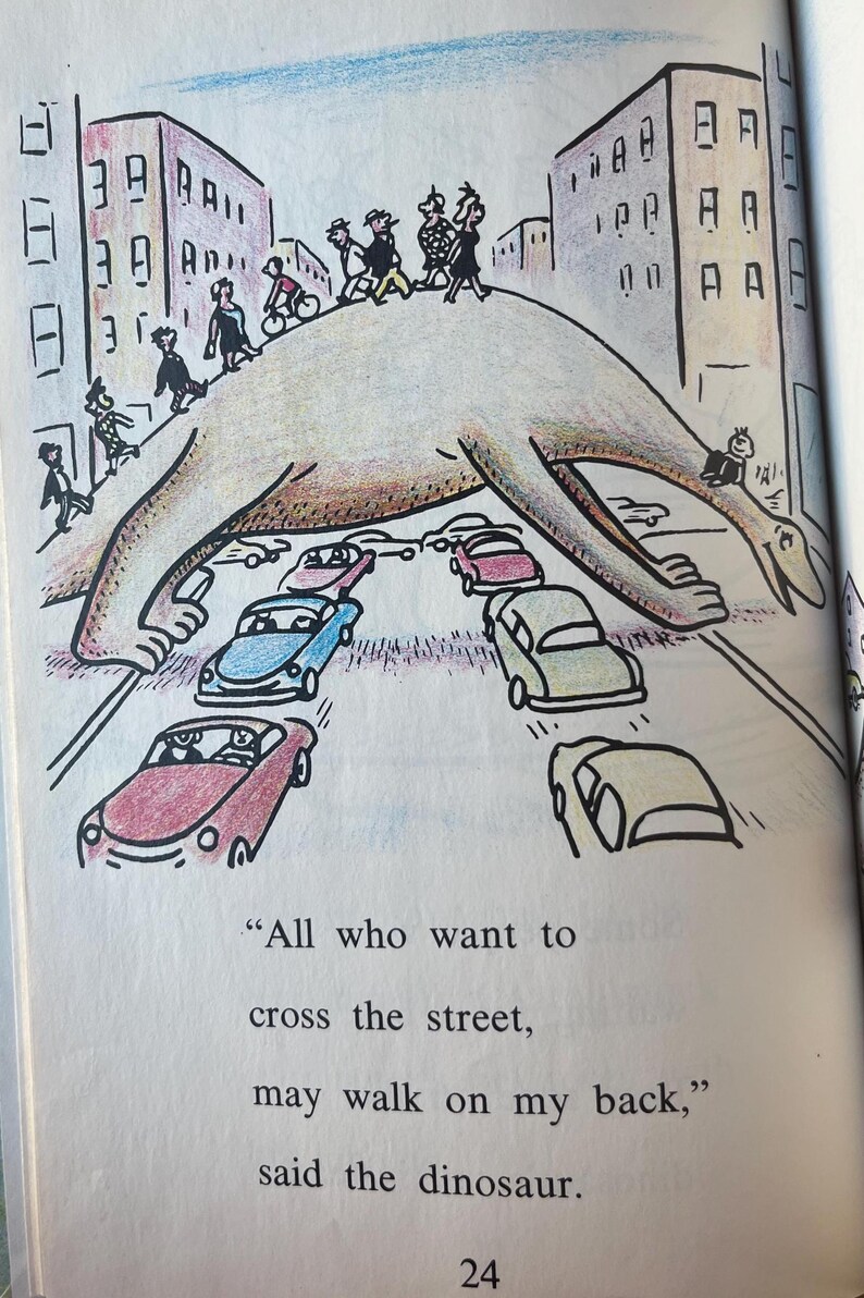 Danny and the Dinosaur Story by Syd Hoff (hardcover, an I Can Read Book ...