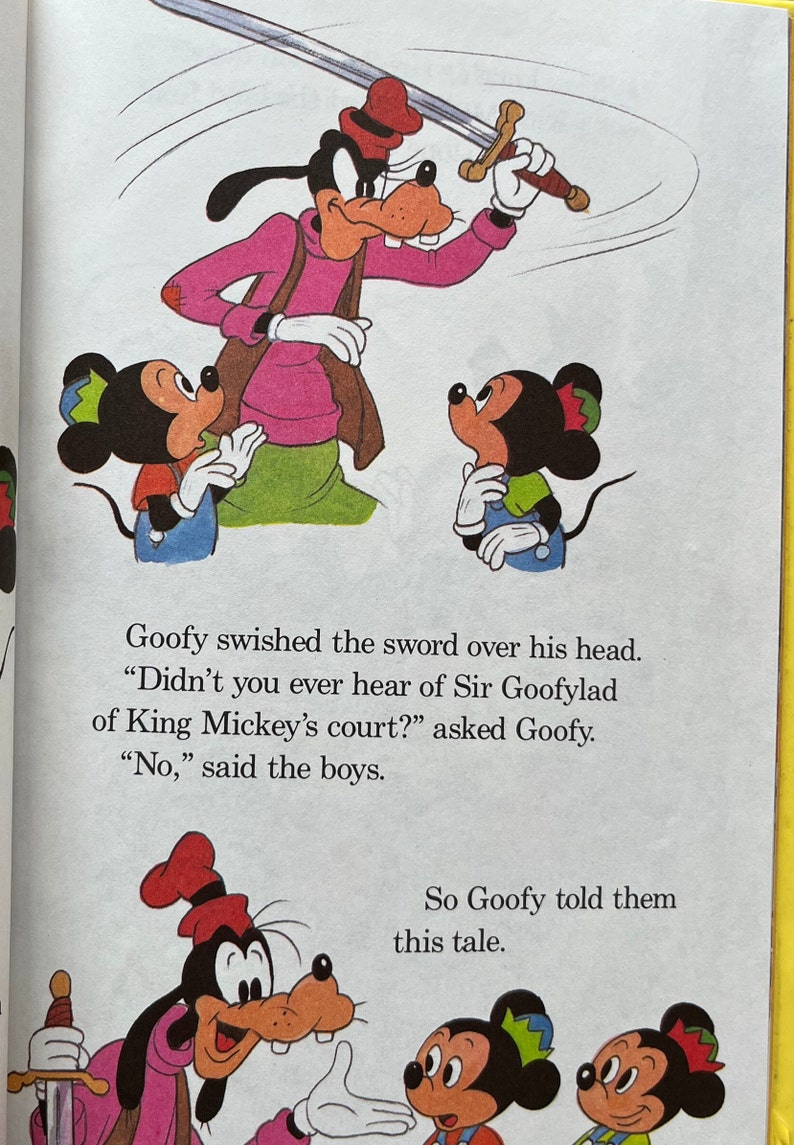 Walt Disney's Sir Goofy and the Dragon (hardcover) - Etsy