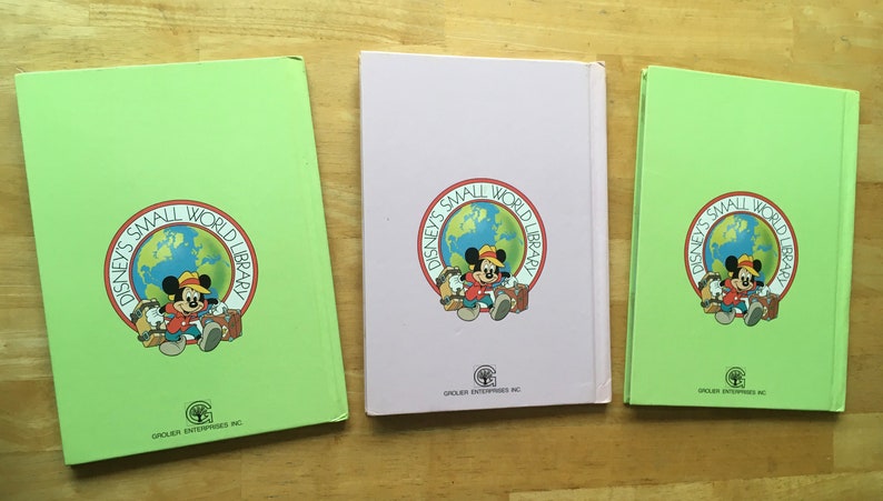 Set of 3 Disney's Small World Library Books hardcover - Etsy