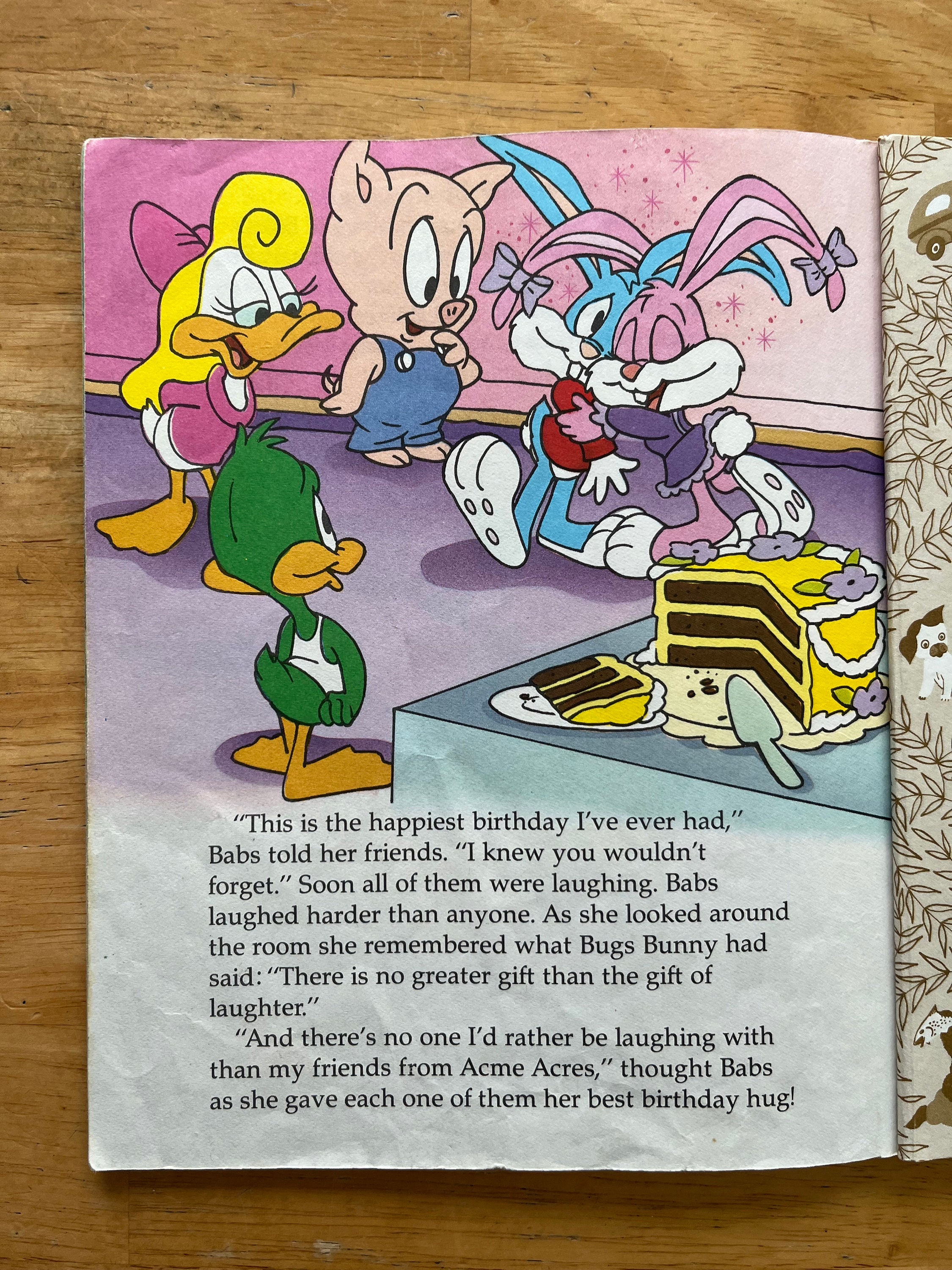 Tiny Toon Adventures Happy Birthday, Babs! (a Little Golden Book) - Etsy