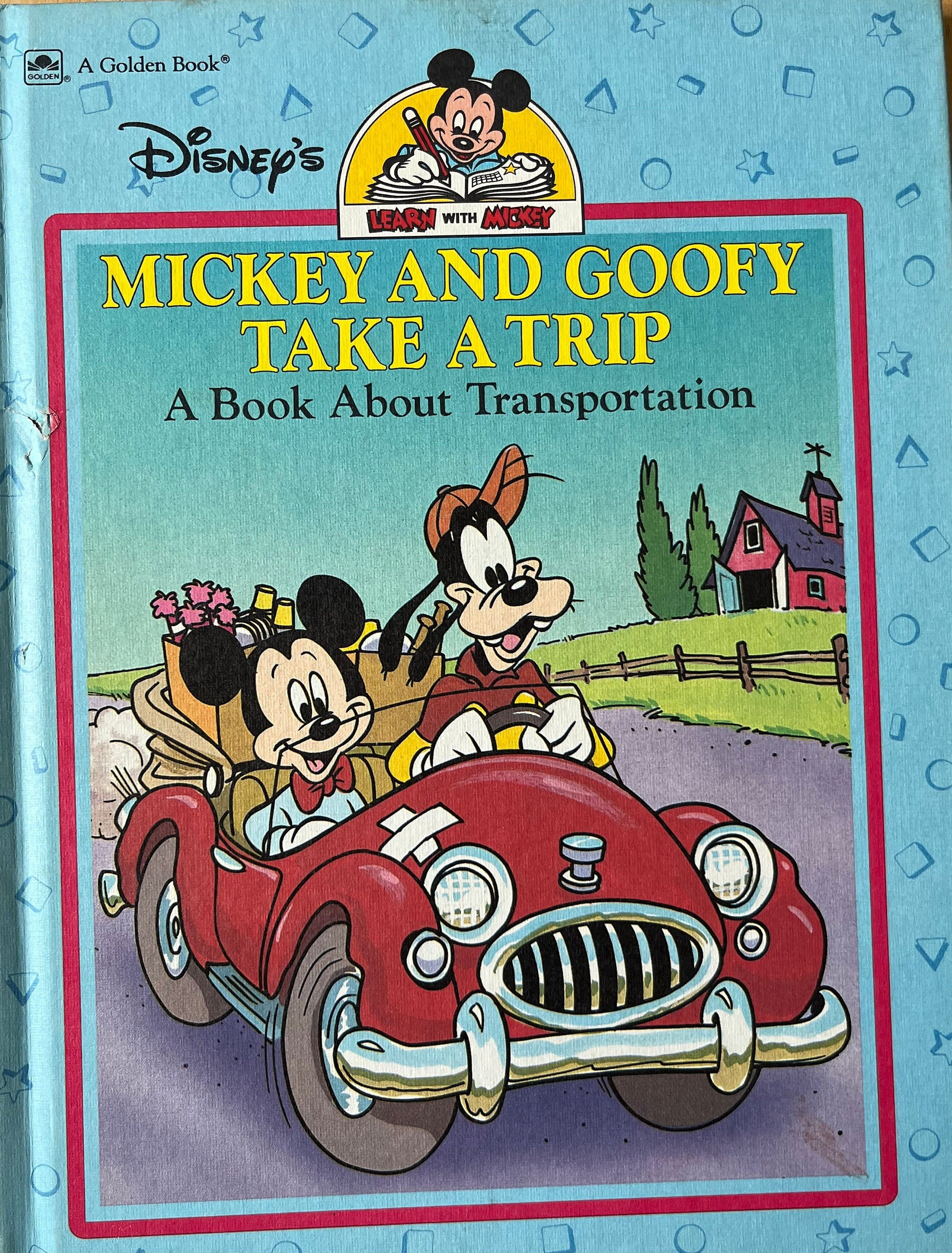 Disney's Mickey and Goofy Take A Trip (hardcover) - Etsy