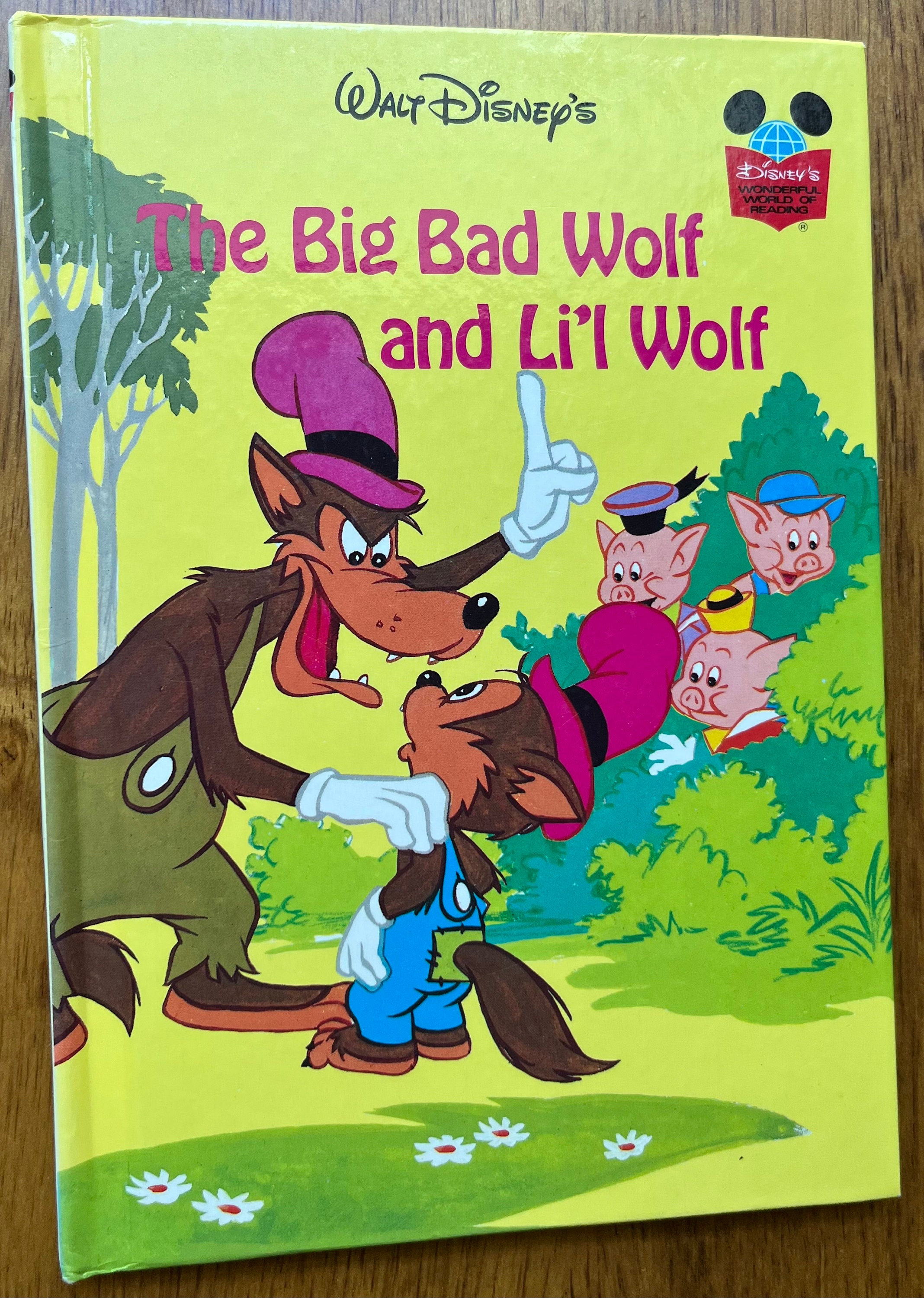 Walt Disney's the Big Bad Wolf and Li'l Wolf (hardcover, 1980 First ...