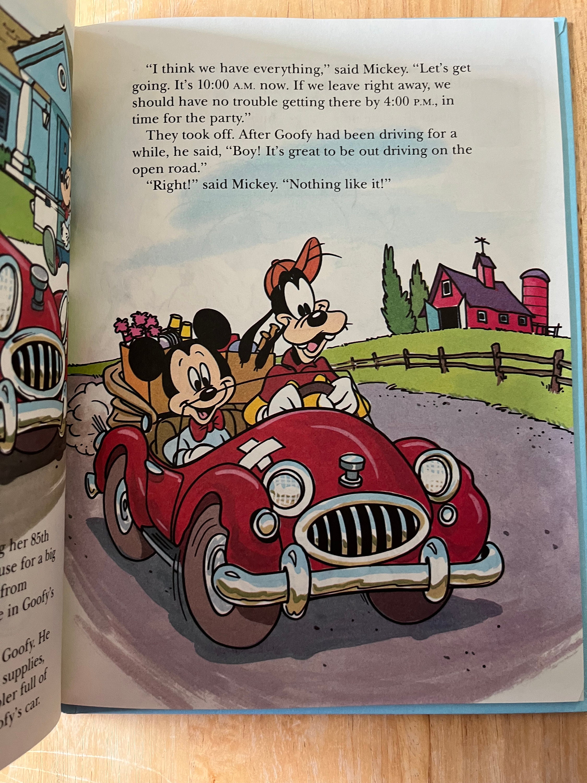 Disney's Mickey and Goofy Take A Trip (hardcover) - Etsy