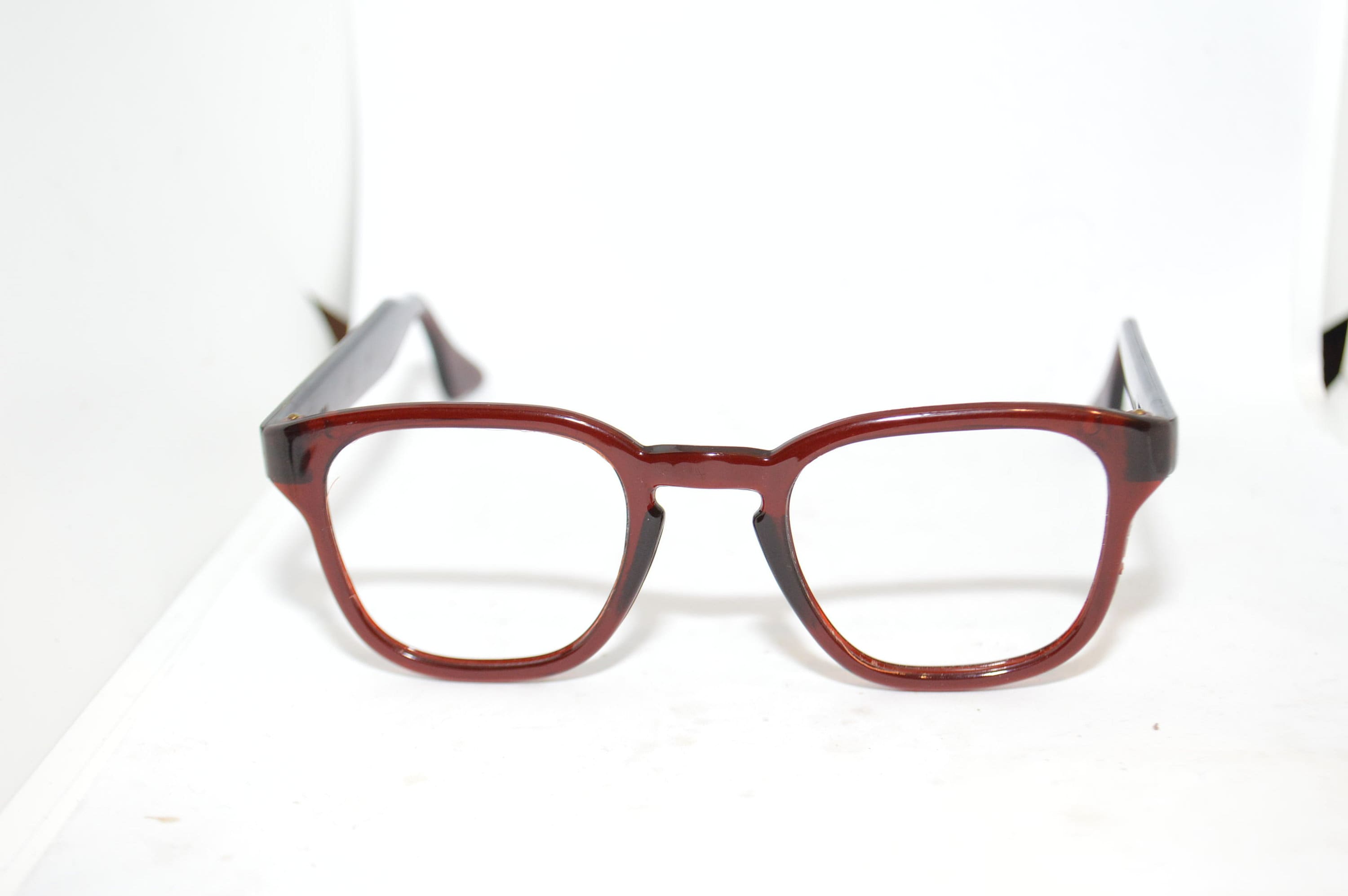Vintage POCO Horn-rimmed Eyeglasses Frames Brown 1950s Made in - Etsy