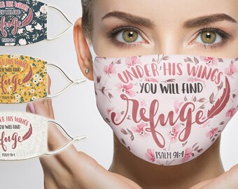 Christian Quote Mask | Etsy