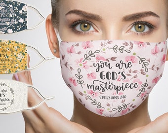 Christian Quote Mask | Etsy
