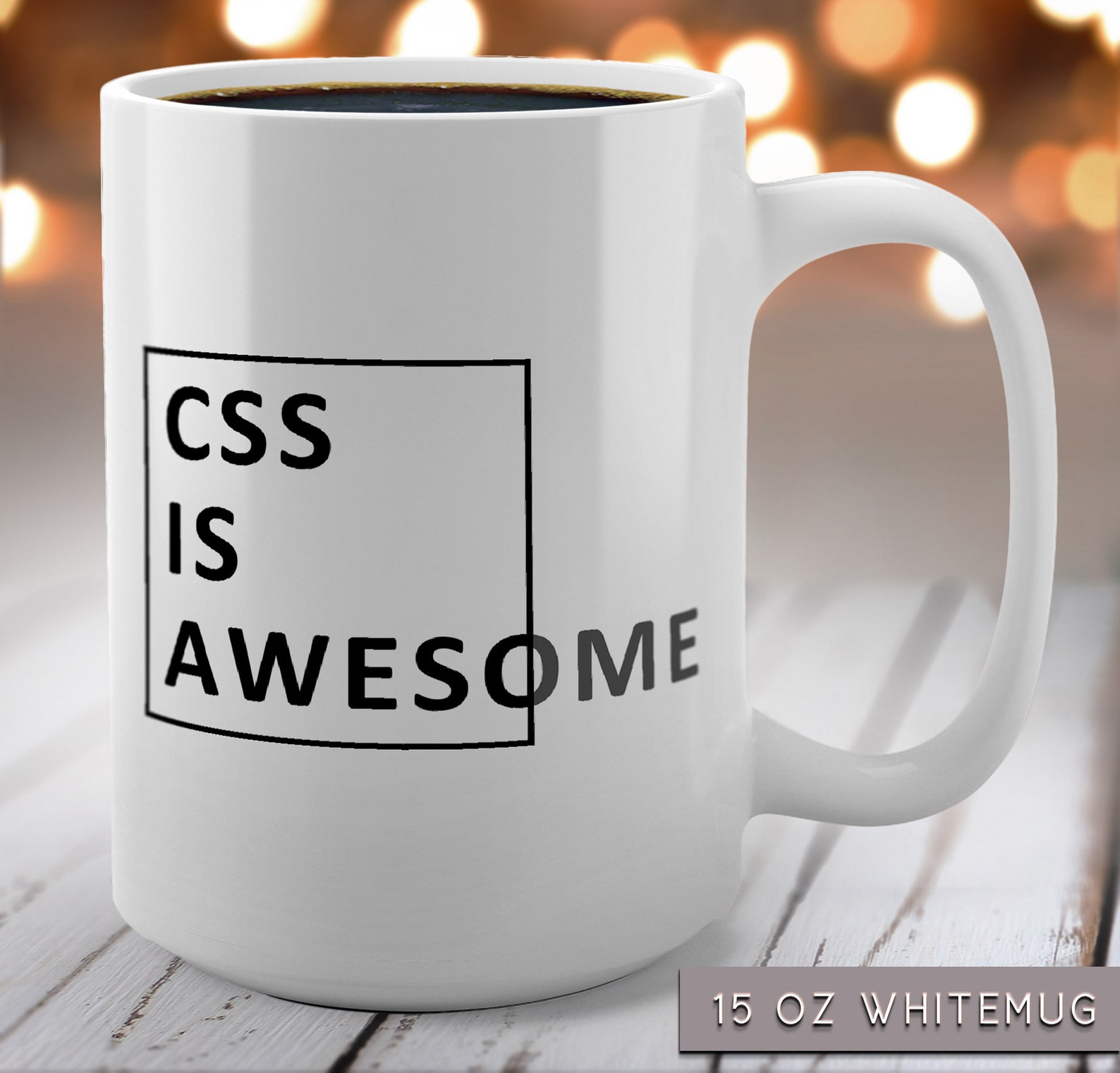 Css Is Awesome Coffee Mug Web Designer Meme Coffee Mug Etsy