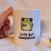 Stabby Frog Mug Frog Mug Cut You Frog Mug Frog Gift Birthday Frog With ...
