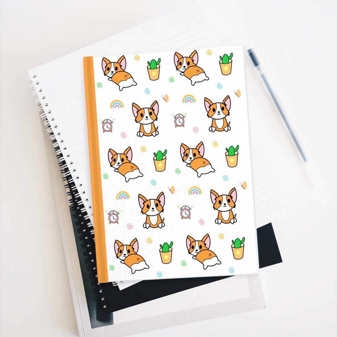 Corgi Notebook Corgi Journal Corgi Gift Kawaii Corgi Cute Corgi Dog ...