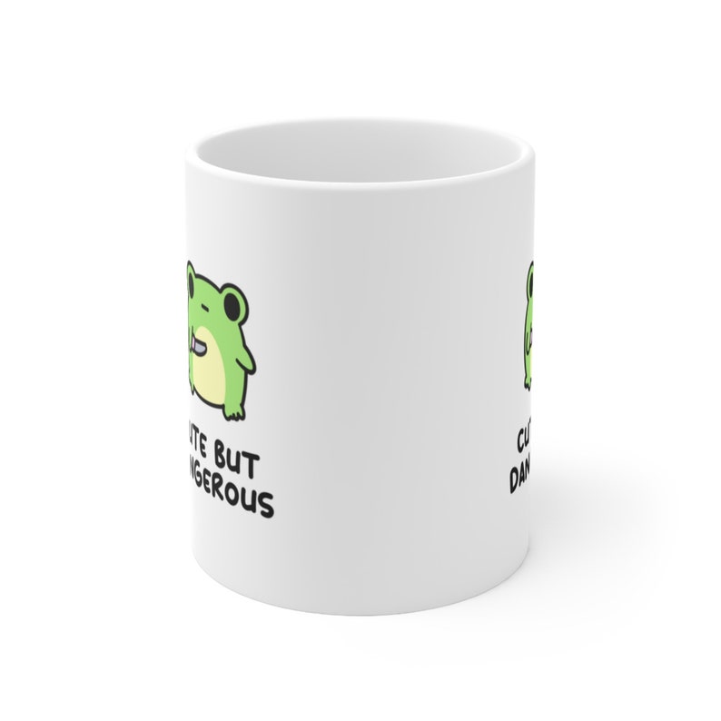 Stabby Frog Mug Frog Mug Cut You Frog Mug Frog Gift Birthday - Etsy