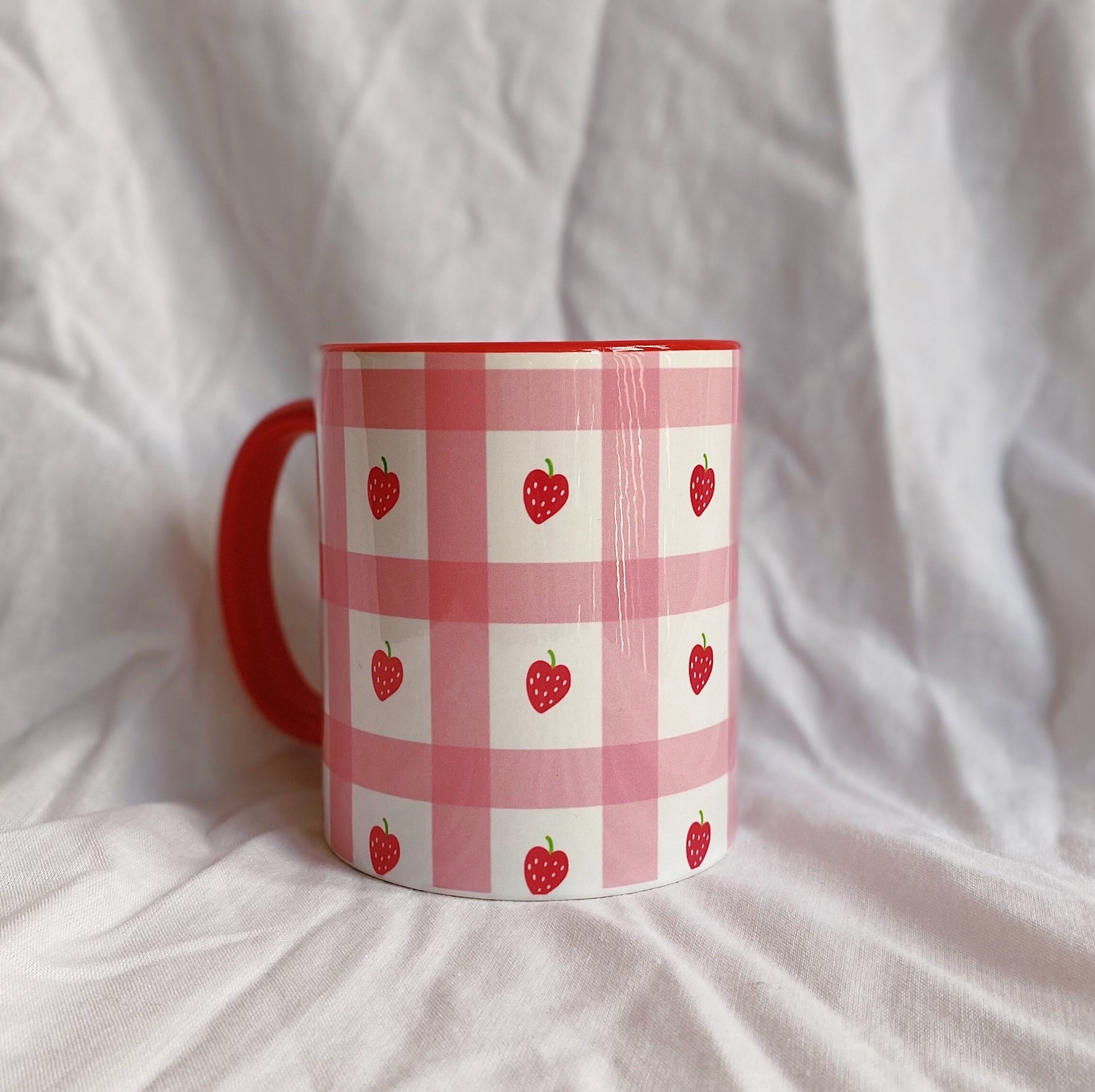 Strawberry Mugs Fruit Berry Ceramic Coffee Mug, Cute Fruit Mug, 21st ...