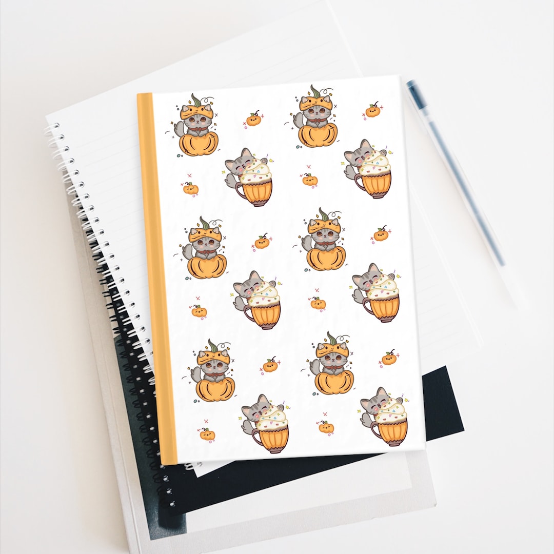 Pumpkin Notebook Pumpkin Journal Pumpkin Gift Kawaii Pumpkin Cute ...