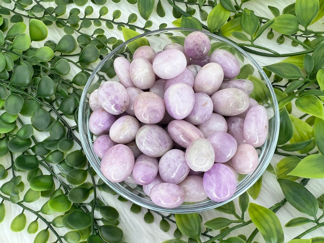 Kunzite Tumble Stone - Tumbled Kunzite - Natural Kunzite Tumbled - 10g ...