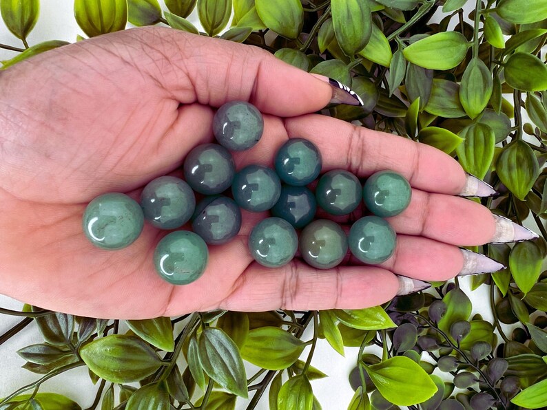 Mini Green Aventurine Sphere - Green Aventurine Crystal Ball - 0.6 ...