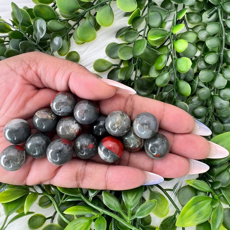 Bloodstone Sphere - Etsy