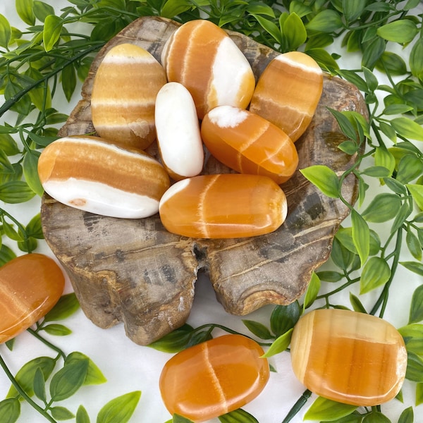 Orange Calcite Stones - Etsy