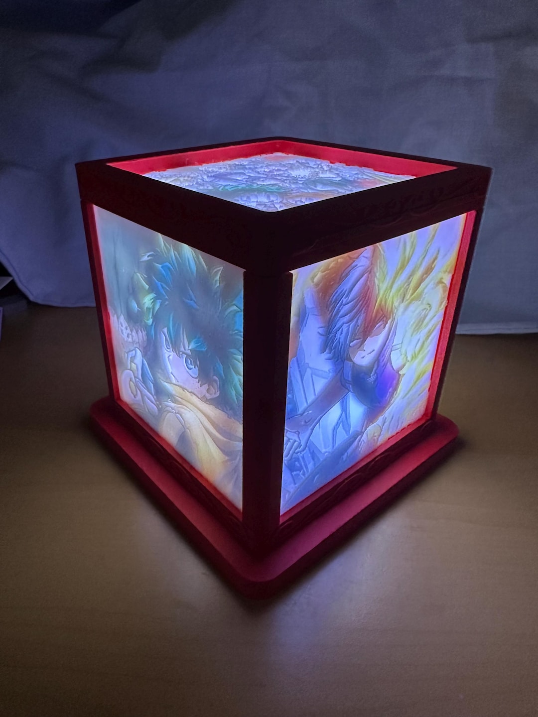 My Hero Academia Light up Lithophane Box! - Etsy