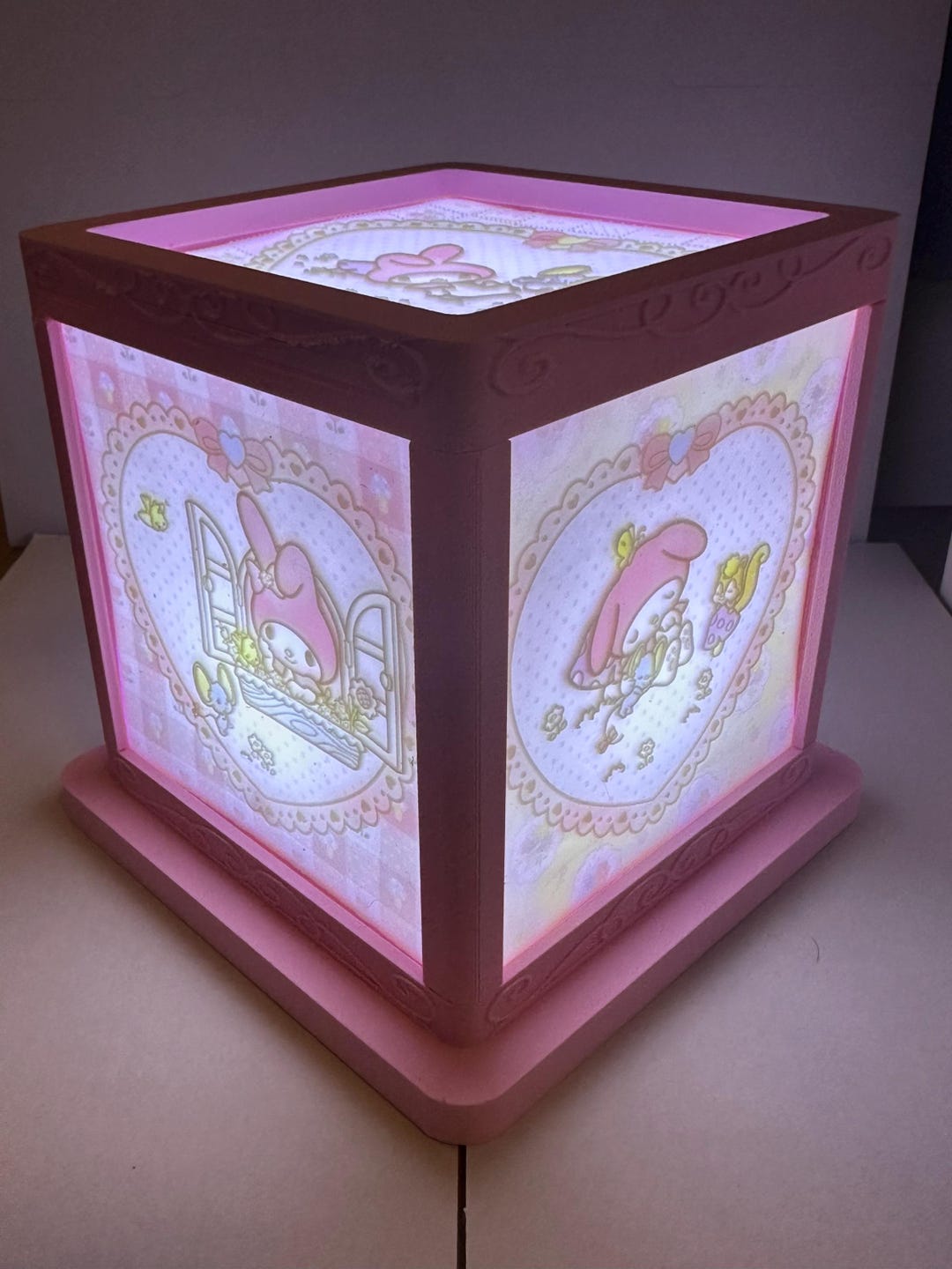 My Melody Light up Lithophane Lamp! - Etsy