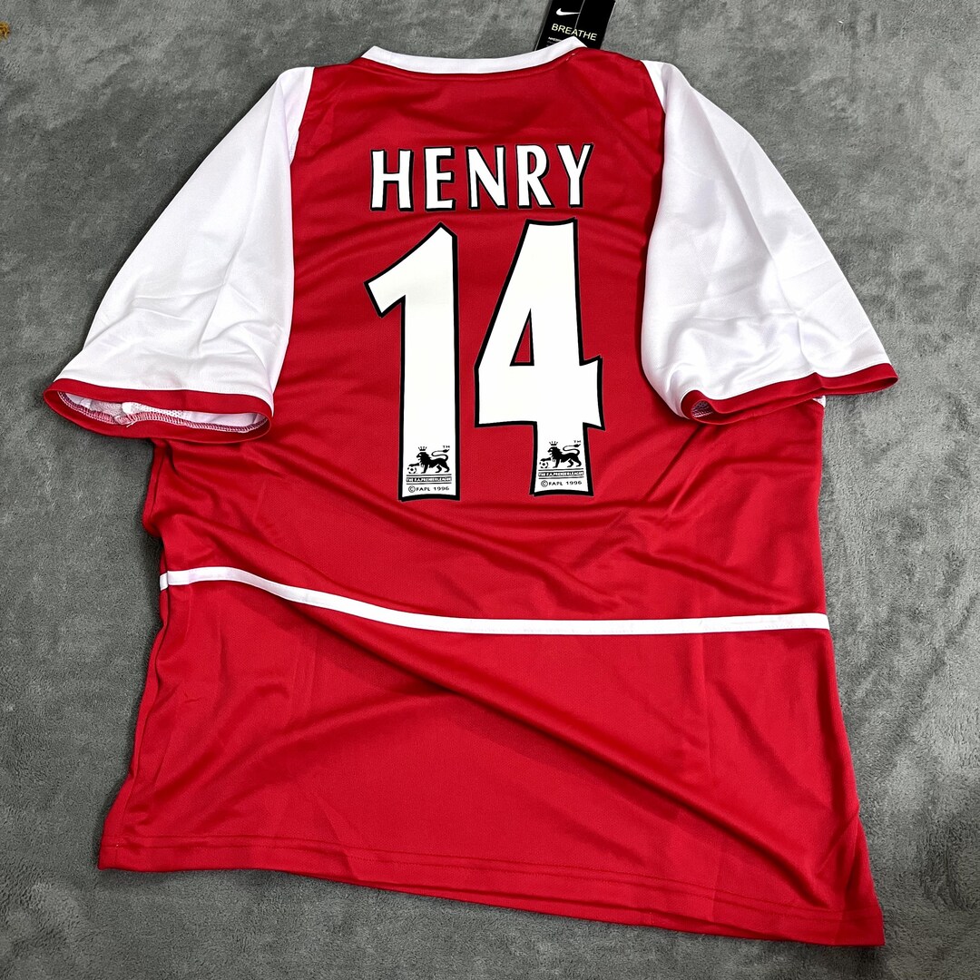 Arsenal #14 Henry Home Jersey , Collector's Edition Jersey, Gunners Red ...