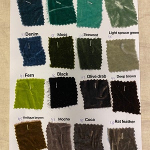 Silk and Silk Velvet Samples for Official Orders by - Etsy
