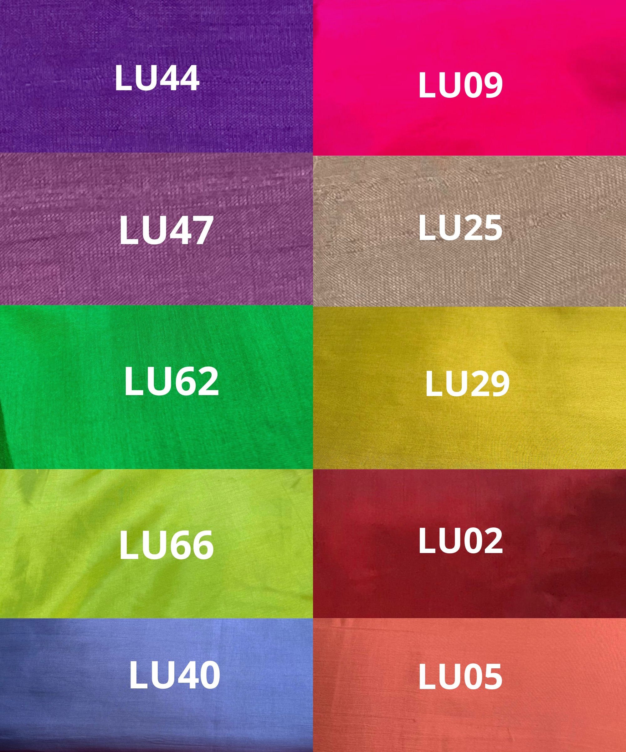 100% Mulberry Silk Fabric | Assorted Colors | Pure Silk Cloth for ...