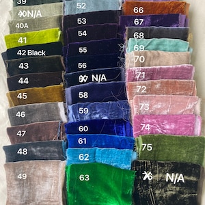 Silk and Silk Velvet Samples for Official Orders - by ...