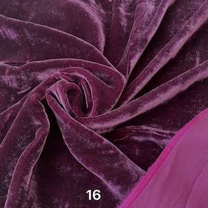 Long Silk Velvet Pants, Velvet Trousers With Elastic Waist and Pockets ...