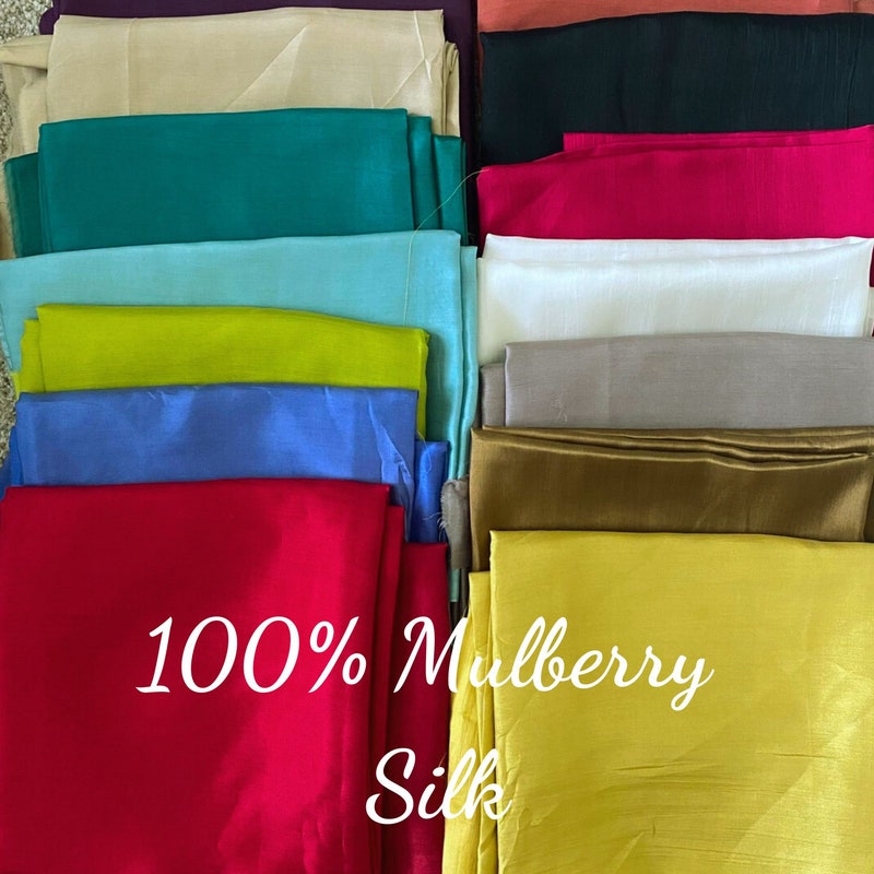 Natural Silk Fabric - Etsy