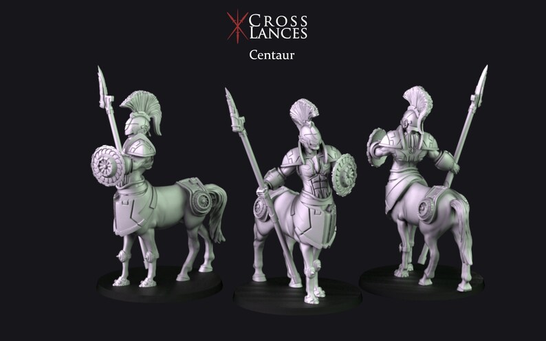 Sci Fi Ancient Greek Miniatures Scifi Figure Sci-fi Hoplite Centaur ...