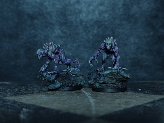 Painted Two Ghouls for Dnd Warhammer and Tabletop Roh Games. - Etsy