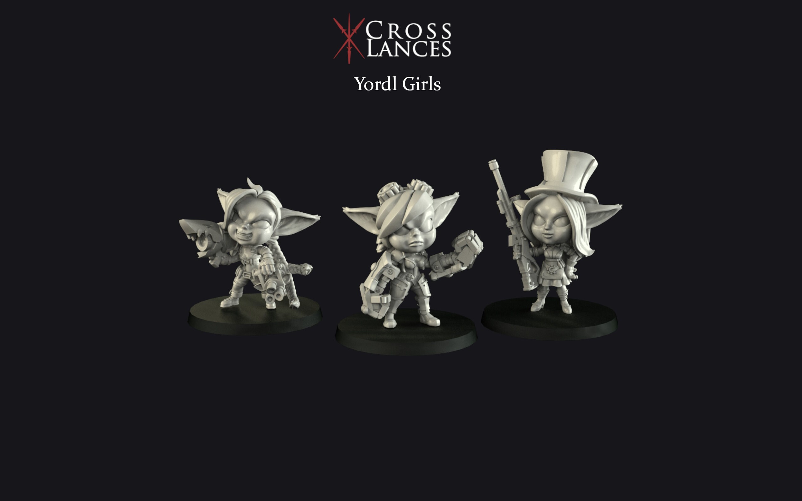 Yordl Sniper Yordl Gunner Yordl Fighter League of Legends 3d Print ...